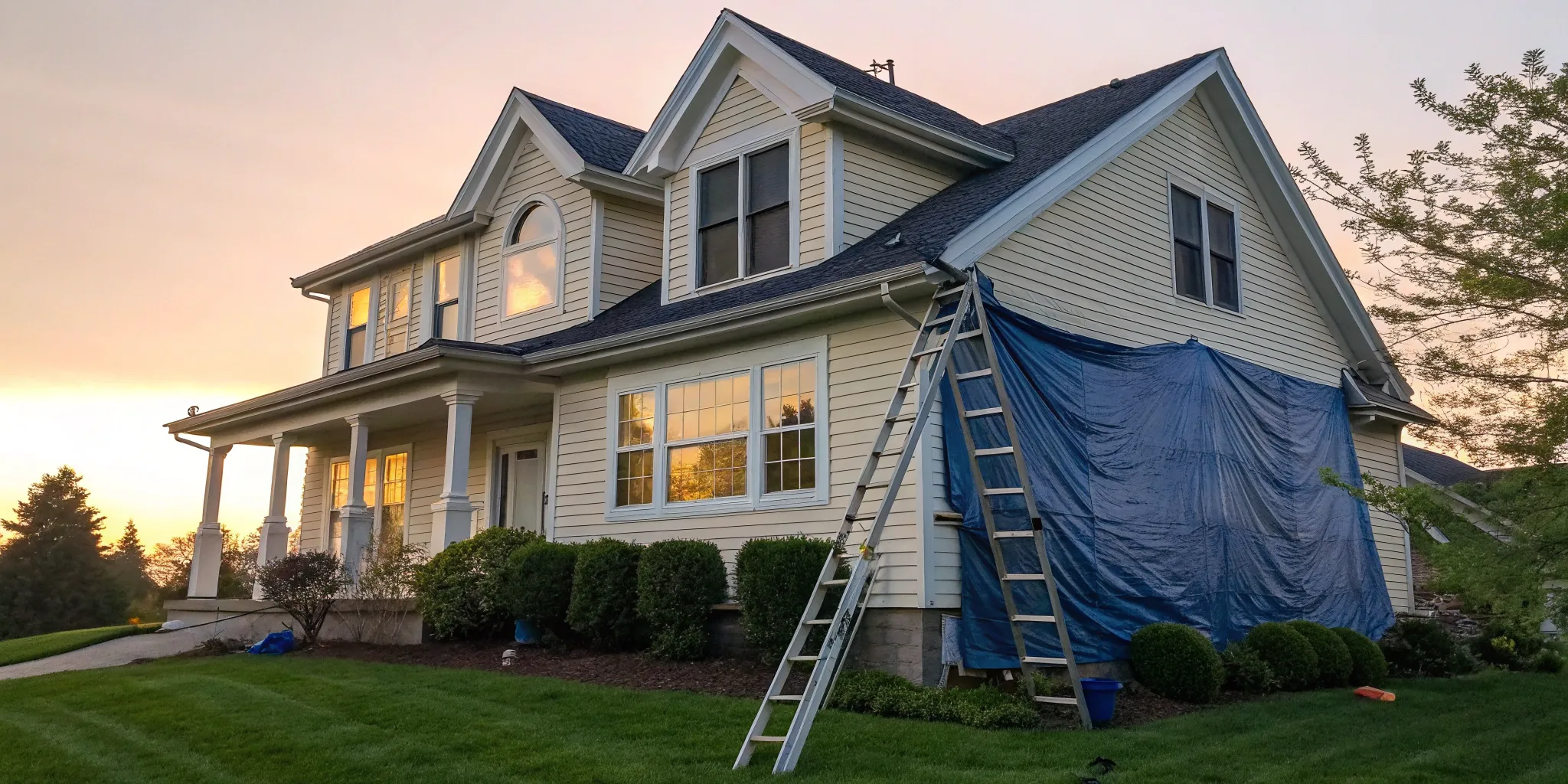 How Much to Paint a House Exterior? A Cost Breakdown - Landmark Roofing ...